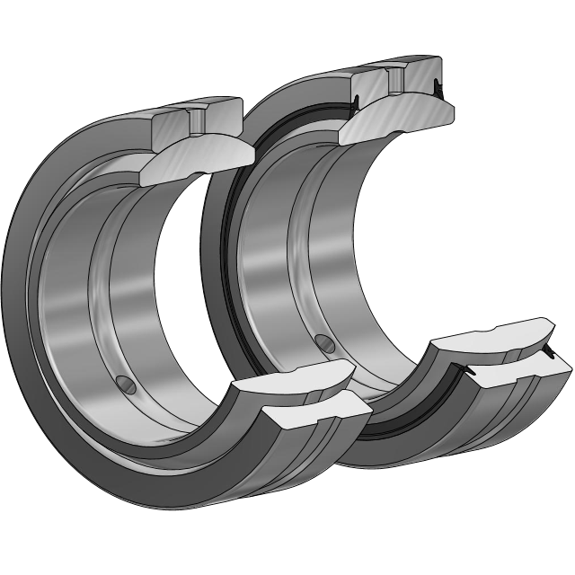 HFH Radial spherical plain bearing GE17-DO-2RS